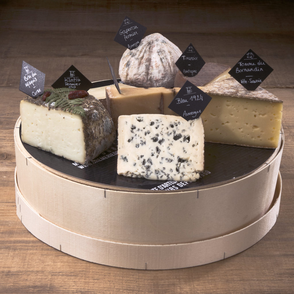 Les boîtes plateau fromage et les Box apéro - Crèmerie des Marchés
