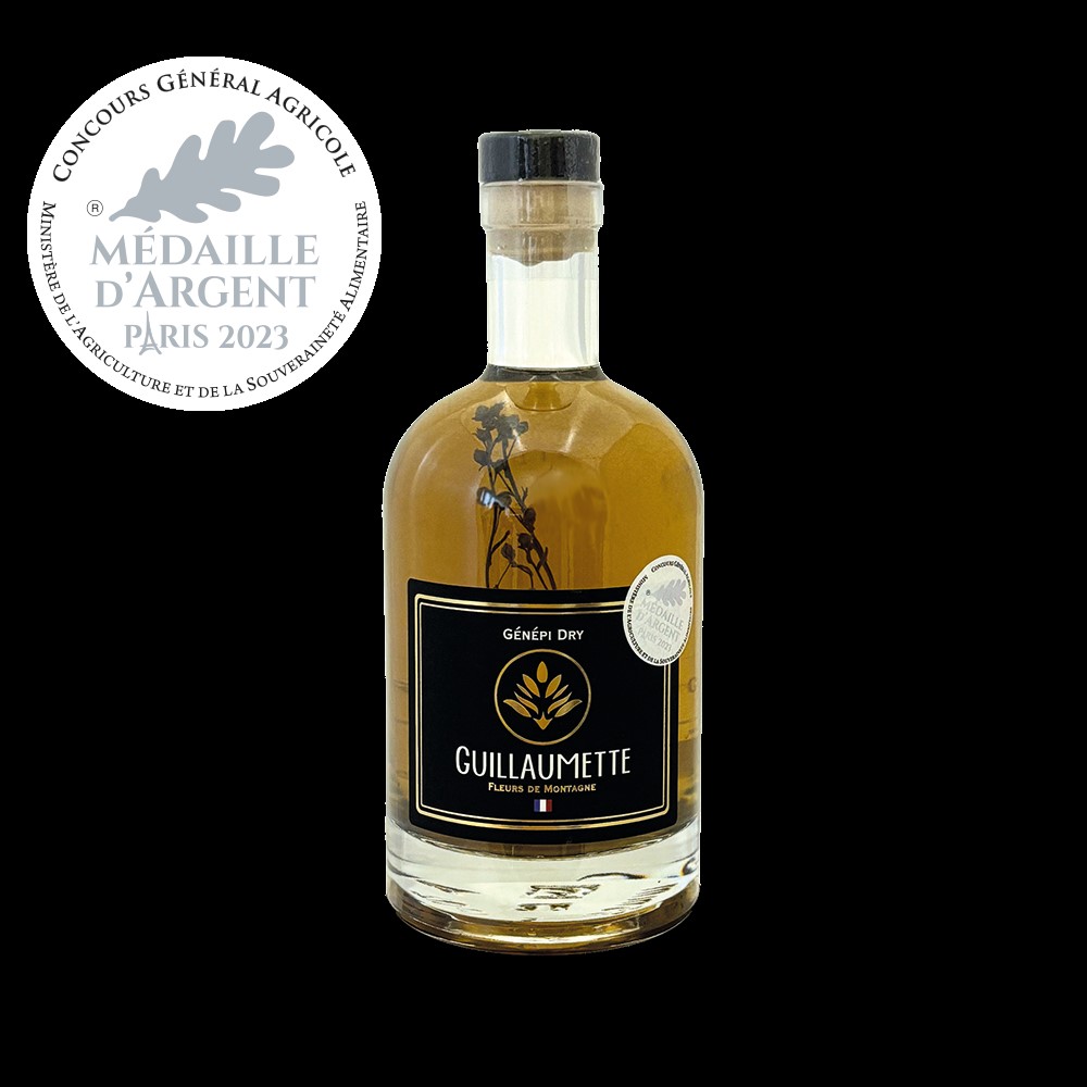 Vente fromages Génépi DRY 70cl Guillaumette - Annecy Haute Savoie